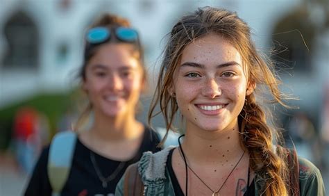 Premium Photo Integration Of Technology In University Student Photos