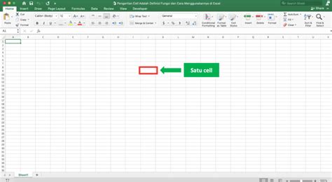 apa yang dimaksud dengan sel dalam excel ini penjelasannya seciko id