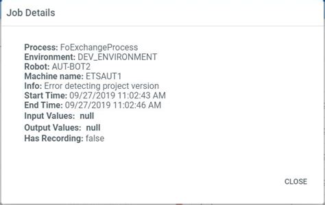 Detecting Error Project Version Help UiPath Community Forum