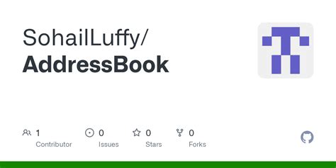 Github Sohailluffy Addressbook