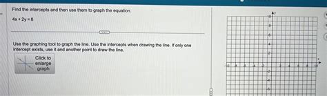 [answered] find the intercepts and then use them to graph the equation