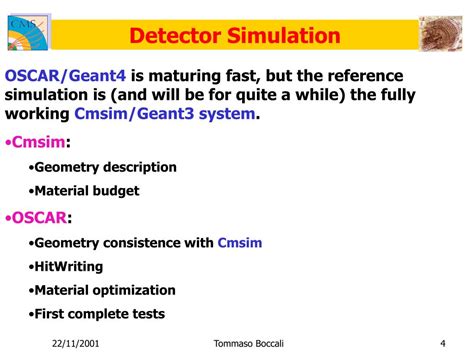 Ppt Simulation Of The Cms Tracker Powerpoint Presentation Free Download Id
