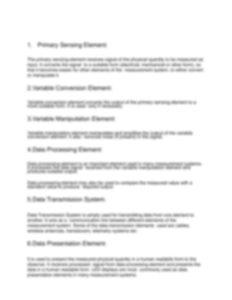 SOLUTION Ppt Block Diagram Of Generalized Measurement System 1 Studypool