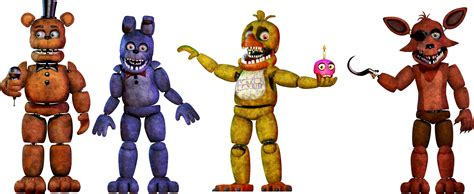 Unwithered Animatronics By Terbonner52offical On Deviantart