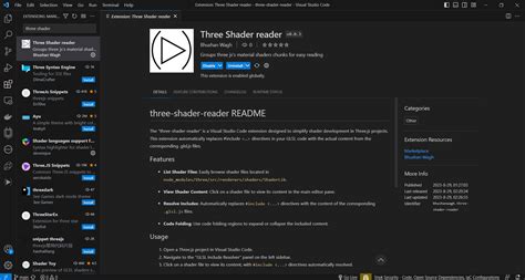 Three Shader Reader Vs Code Extension Showcase Threejs Forum