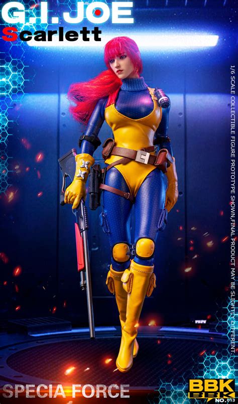 Scarlett Gi Joe Red Head Mannequin Bbk013
