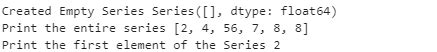Pandas Series How To Create Pandas Series Using Various Inputs