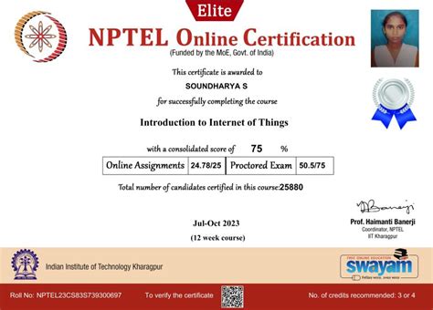 soundharya s on linkedin iot nptel continuouslearning techskills