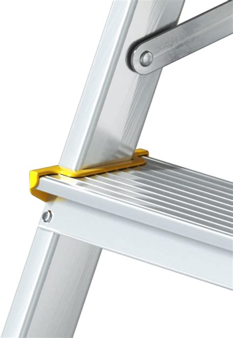 Sgabello Scala In Alluminio 2 Gradini 2x2 Doppia Salita 125 Kg Bricobravo
