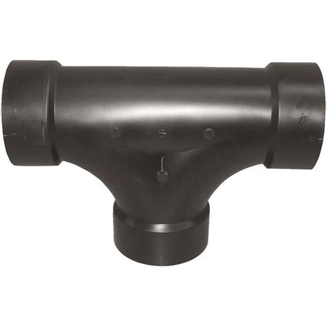 Charlotte Pipe 4 In Hub X Hub X Hub Two Way Abs Cleanout Tee Iverybers