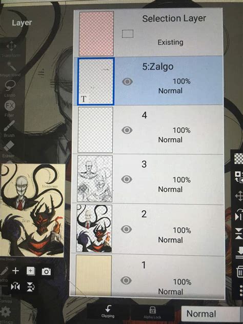 Slenderman And Zalgo Mrcreepypasta Amino