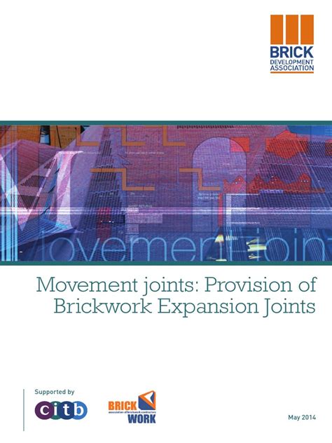 Movement Joints Provision Of Brickwork Expansion Joints Pdf