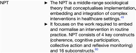 Selected Implementation Science Frameworks And Theories Used Within The Download Scientific