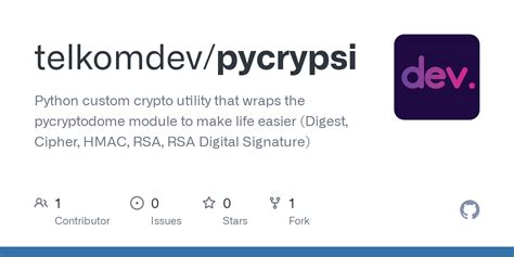 GitHub Telkomdev Pycrypsi Python Custom Crypto Utility That Wraps The Pycryptodome Module To