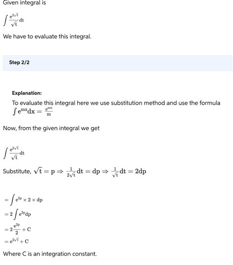 Solved Given Integral Is Te Tdt We Have To Evaluate This Chegg