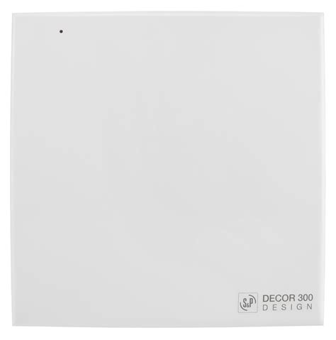 Aérateur extra-plat design, 250 m3/h, 25W, temporisation réglable, D 150 mm