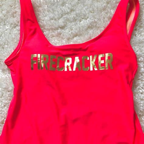 Xhilaration Swim Nwot Xhilaration Firecracker One Piece Swimsuit