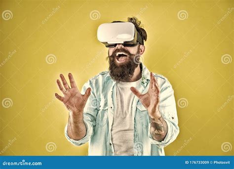 Cyber Sex Virtual Sexual Activity Man Touch Virtual Breasts Explore Cybersex Play Virtual