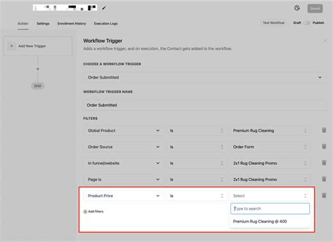 Workflow Trigger Order Submitted Highlevel Support Portal