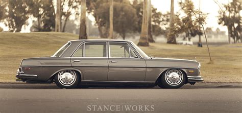 Preserving Elegance Ed Aldersons Bagged Mercedes Benz 280se Stanceworks