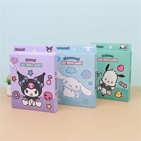 산리오 캐릭터즈 보석 십자수 스티커 한스지몰