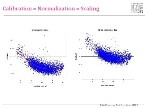 Normalization Getting The Numbers Comparable DNA Microarray Bioinformatics