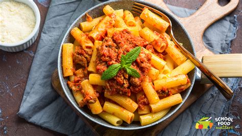Penne With Vegetable Ragu School Food Matters