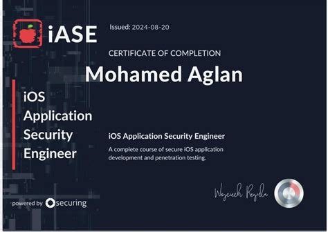 Mohamed Aglan On Linkedin Ive Successfully Completed The Ios