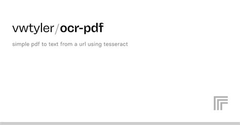 Examples Vwtyler Ocr Pdf Replicate
