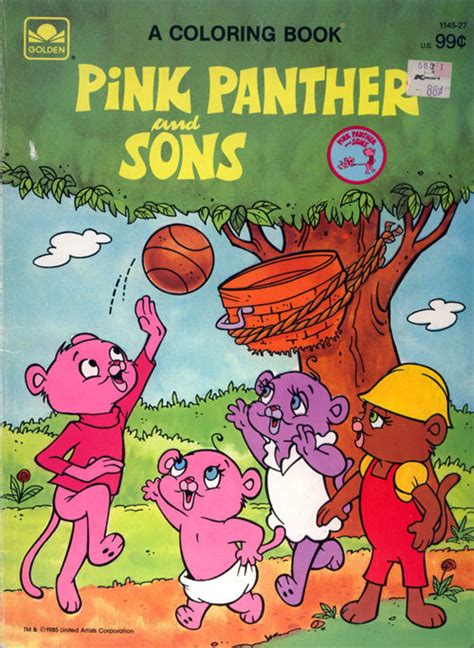 Pink Panther And Sons Coloring Book Worlds Largest Coloring