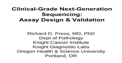 Pdf Clinical Grade Next Generation Sequencing Next Generation