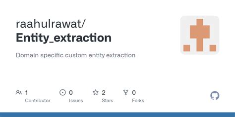 Github Raahulrawatentityextraction Domain Specific Custom Entity Extraction