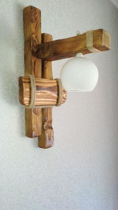 Бра з дерева — ціна 600 грн у каталозі Світильники Купити товари для