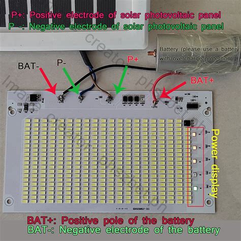 Led Solar Street Light Source Control Panel 32 37v 5 7v Charging
