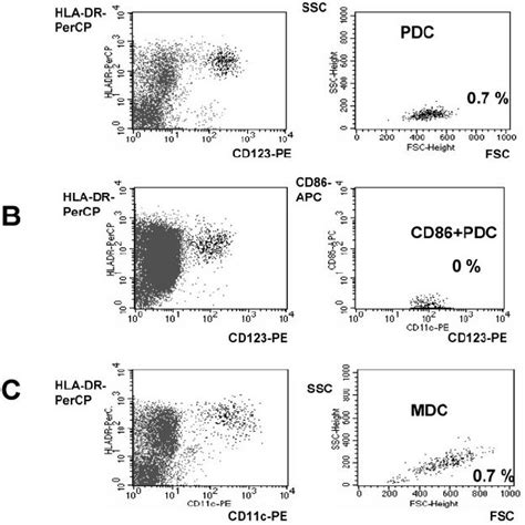 Identification Of Plasmacytoid Dendritic Cells And Myeloid Dendritic