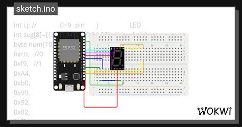 7seg Up Cnt For Copy Wokwi Esp32 Stm32 Arduino Simulator