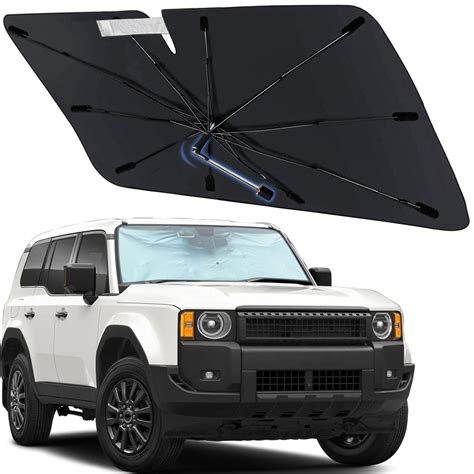 Windshield Sun Shade Umbrella For Toyota Land Cruiser 250 2024 2026