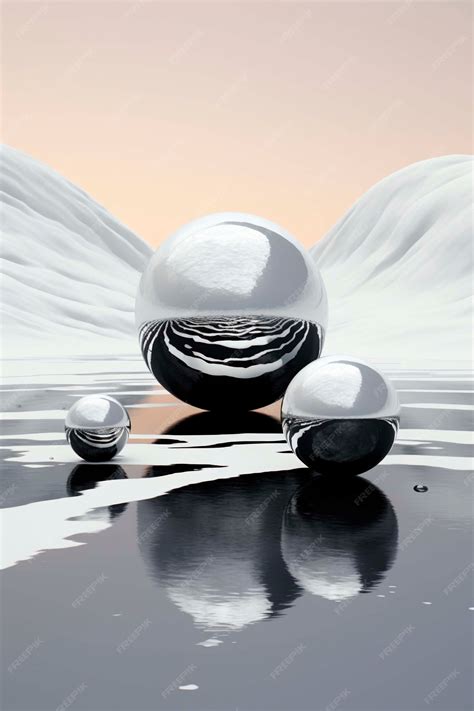 Artistic 3d Modern Sphere Art Ai Generated Image