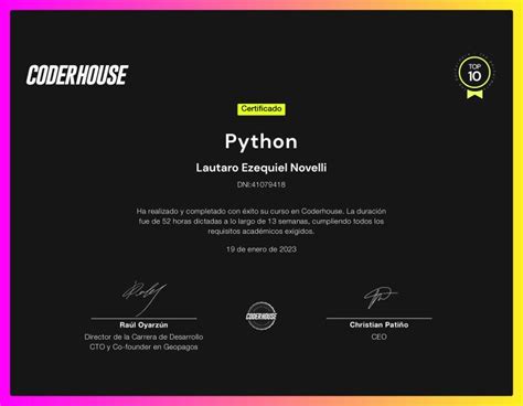 Curso De Python Terminado Y Aprobado En Coderhouse Tech Stack Python