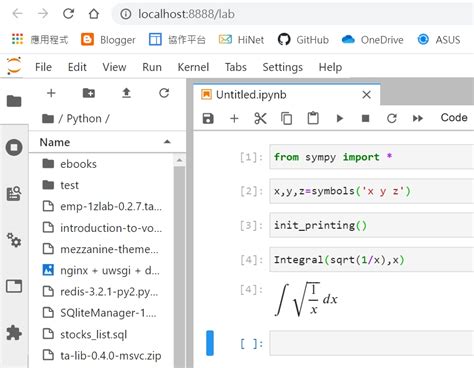 Jupyterlab Python Lopica