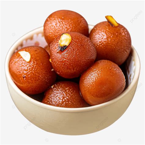 Indian Sweet Gulab Jamun Closeup View Dessert Sweet Gulab Jamun Png