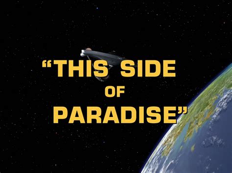 Star Trek Tos This Side Of Paradise Flashback Rsc