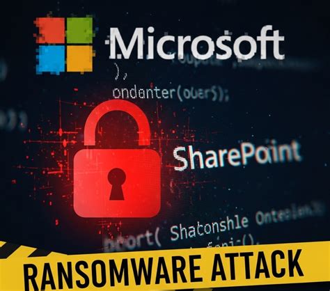 Microsoft Warns Sharepoint Exploits Now Escalating To Full Scale Ransomware Attacks Tehrani