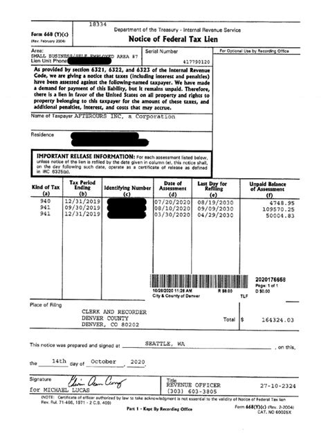 Tax Lien Doc 2 Pdf