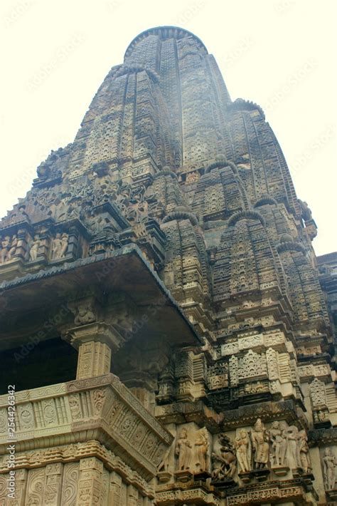 Khajuraho Western Group Of Temples Erotic Sculptures Of Khajuraho Stock Photo Adobe Stock