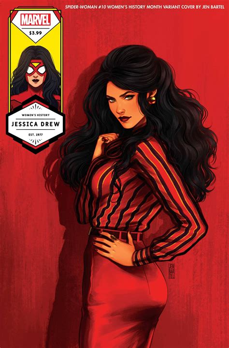 New Jen Bartel Womens History Month Covers Spotlight Spider Woman