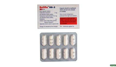 Buy Roliflo Od 2mg 10 Capsules Online At Best Prices Wellness Forever