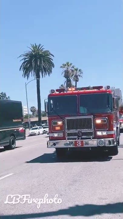 Lbfd Engine 3 Arriving On Scene Q Wind Down Youtube