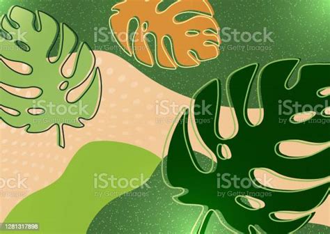 밝은 추상적 배경 색깔의 파도 질감 몬스터 잎 범용 아트 템플릿 배너 명함 초대장 기프트 카드 전단지 브로셔를 위한 현대적인