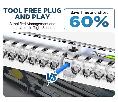 Ampcom 24 Port Blank Keystone Patch 1u Stp Utp Rack Wall Mount With Rear Cable Management Panel